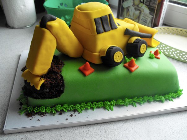Kærlighed fra Ovnen: Backhoe Cake