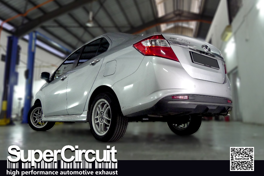 SUPERCIRCUIT Exhaust Pro Shop: Perodua BEZZA Catback Exhaust Custom