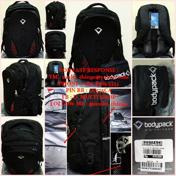 D' Multi Shop ^^: JUAL : BODYPACK ORIGINAL 100%