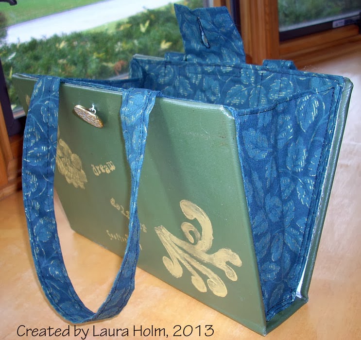 Holmade Laura: Book Purse