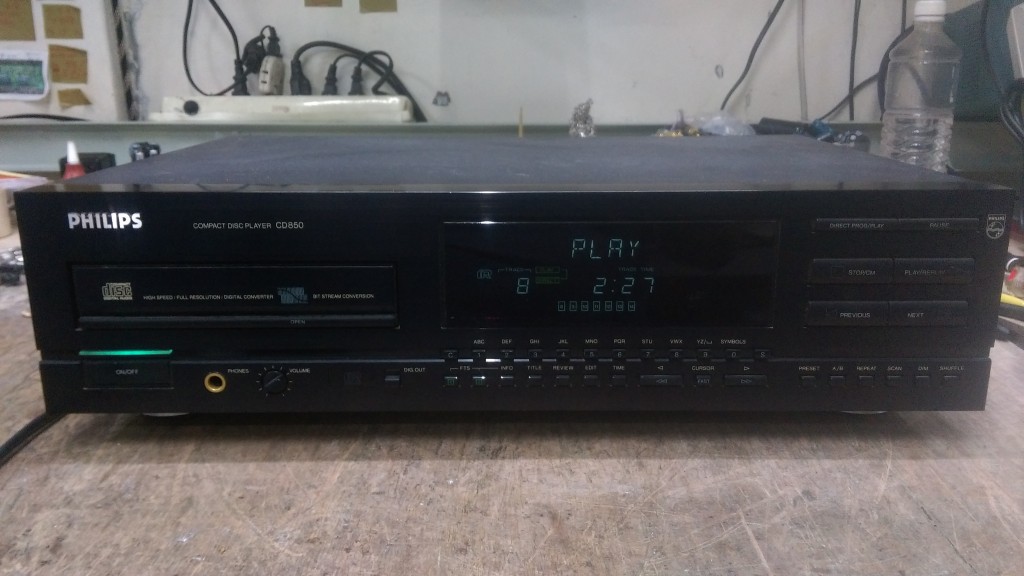 有昌音響工作坊: PHILIPS CD850 CD PLAYER