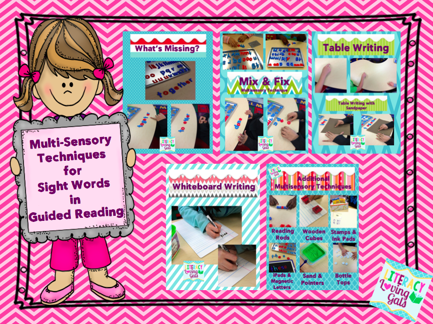 Literacy Loving Gals: Multi-sensory Techniques for Sight Words in ...