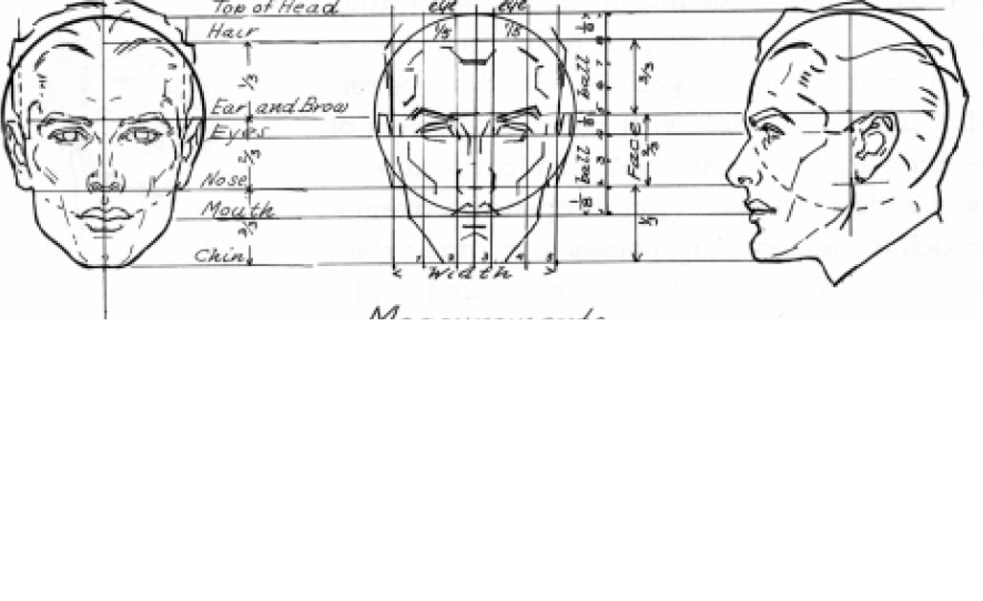 Proporciones rostros - Imagui