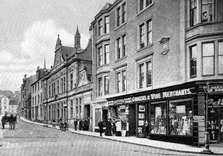 Tour Scotland: Old Travel Blog Photograph Of A Grocers And Wine ...