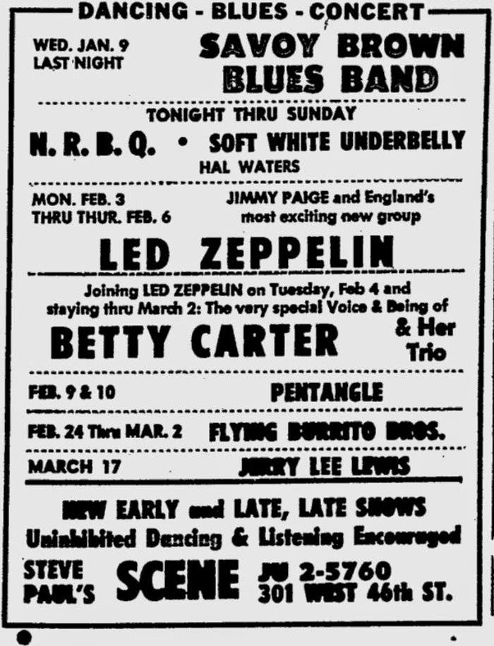Rock & Roll Newspaper Press History: Led Zeppelin - Concert ...