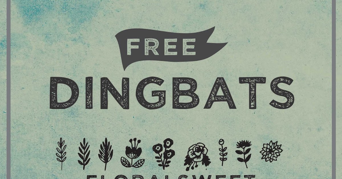 Free Downloadable Dingbats