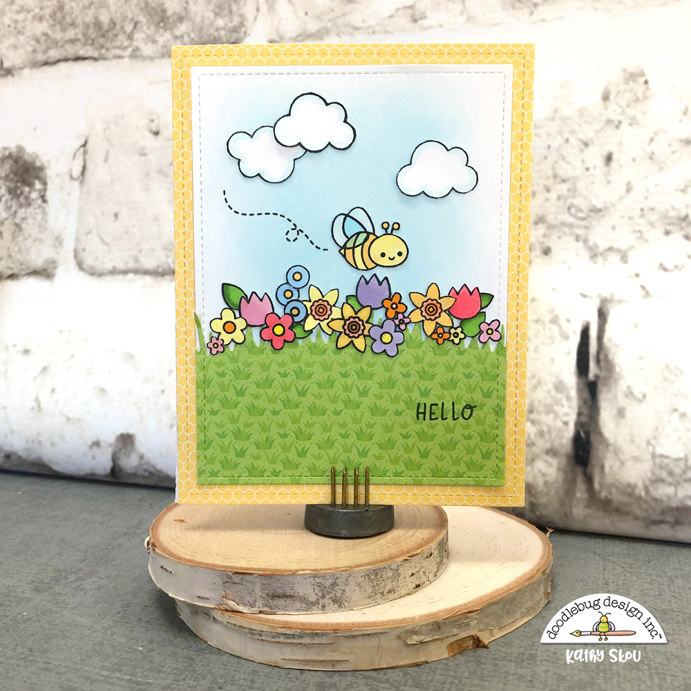 Doodlebug Design Inc Blog: SIMPLY SPRING STAMPS | Card with Kathy