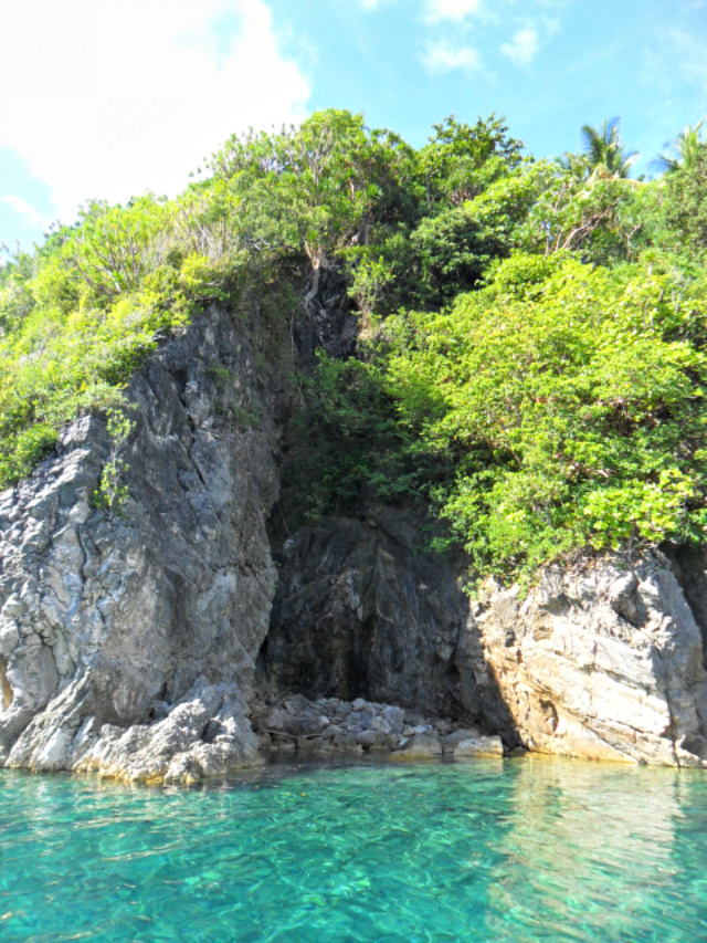 Marinduque Rising: Guisian shore cliffs plunging into the sea