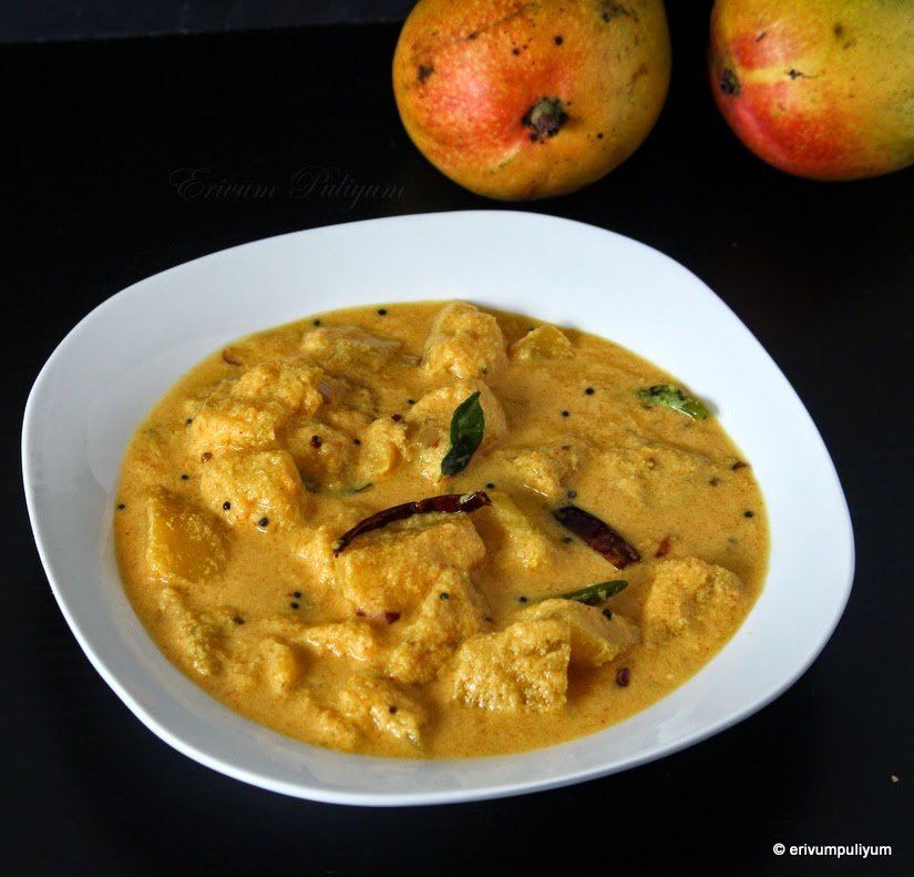 Erivum Puliyum: Sweet Mango Curry(Step by Step Pics) | Mambazham Curry ...