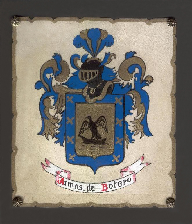 GENEALOGIA BOTERO-GUTIÉRREZ: ESCUDO Y ORIGEN DEL APELLIDO BOTERO