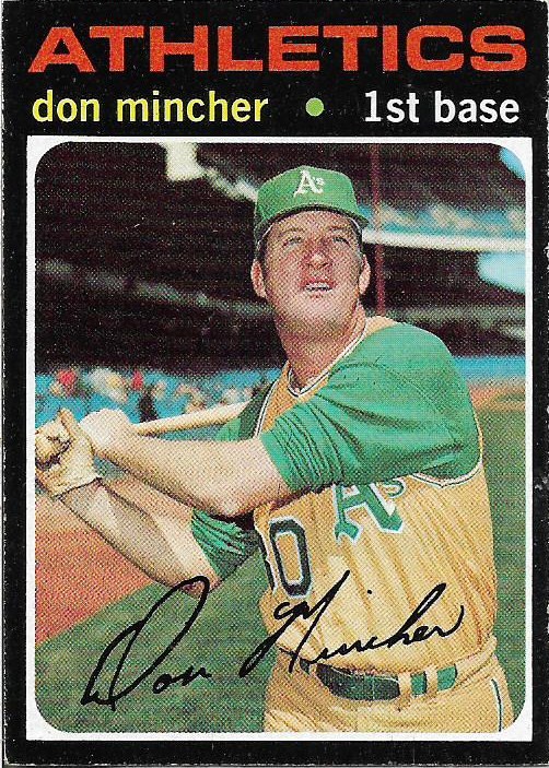 Topps 1971: no. 680 - don mincher