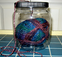 Lori's Frames, Fibers and Frills: DIY Yarn Holder Project