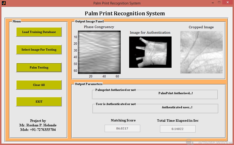 Palm Print Recognition System Using Image Processing Full Matlab Project With Source Code Palm Print Recognition System Using Image Processing Full Matlab Project With Source Code