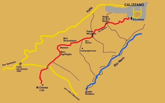MUNTAeCHINNA TREKKING: Monte Cianea da Calizzano