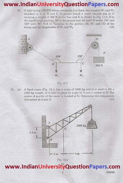 GE6253 Engineering Mechanics Nov Dec 2016 Question Paper - University ...