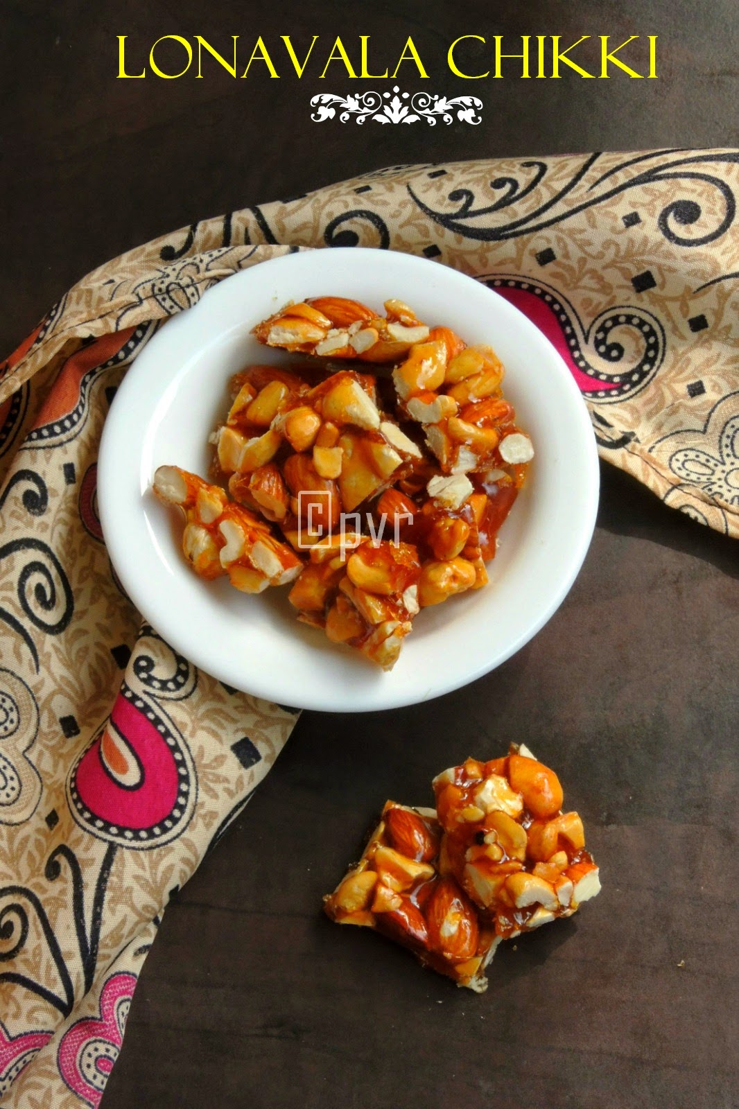 Priya's Versatile Recipes: Lonavala Chikki - Maharashtra Special
