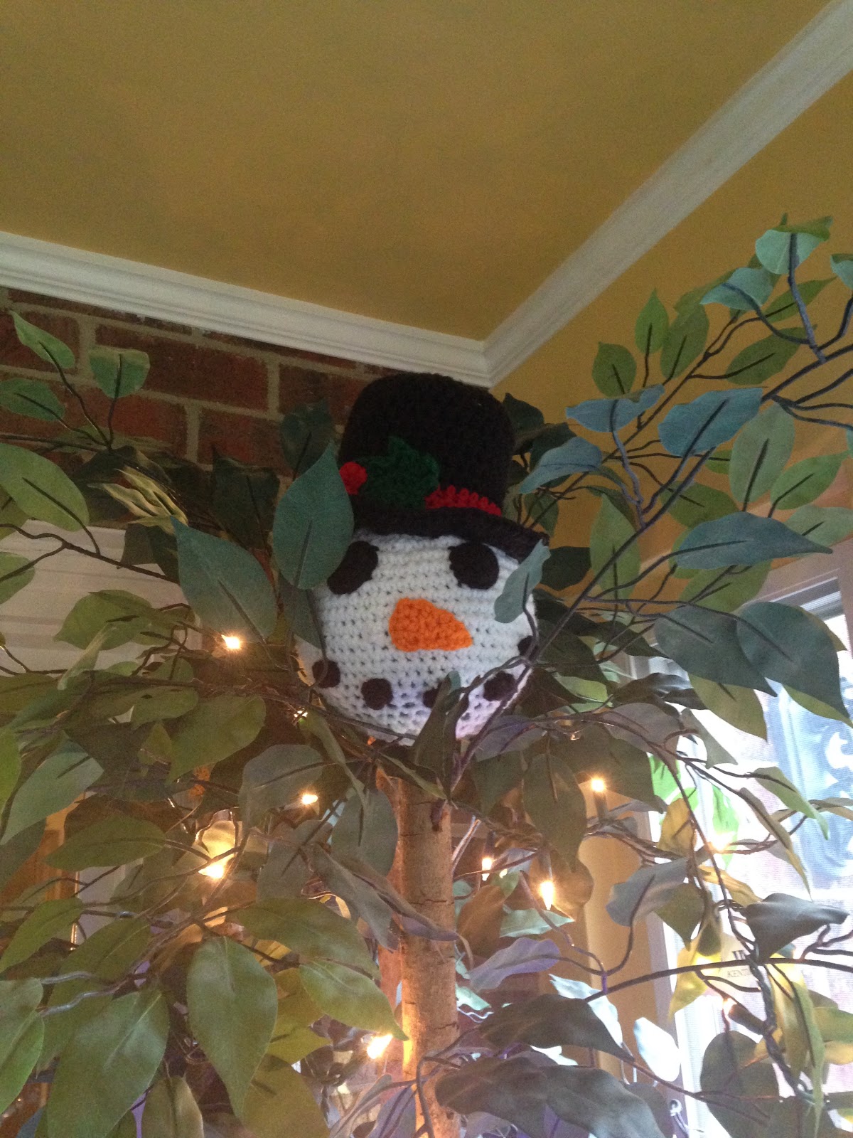 The Perfect Stitch...: Snowman Tree Topper...