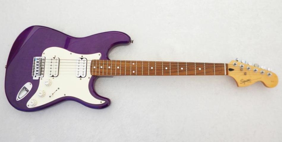 Gear and Guitars : Purple Fender Squire Double Fat Strat