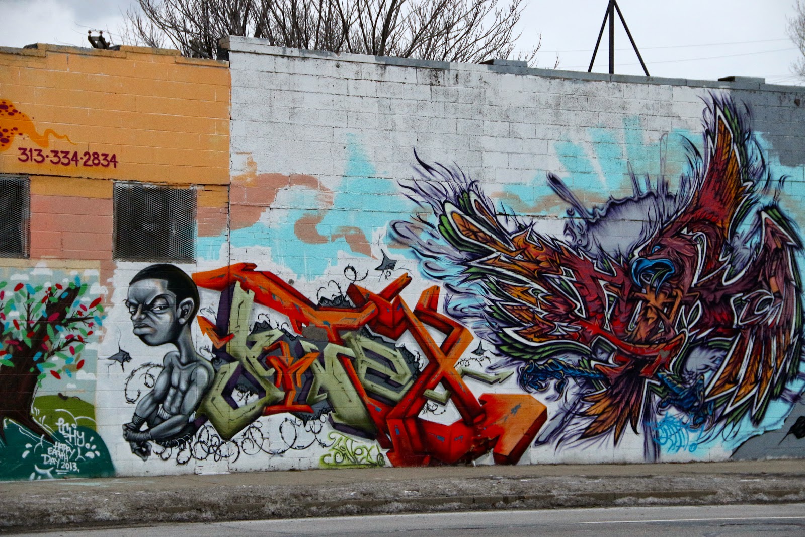 Detroit Graffiti Art: January 2014