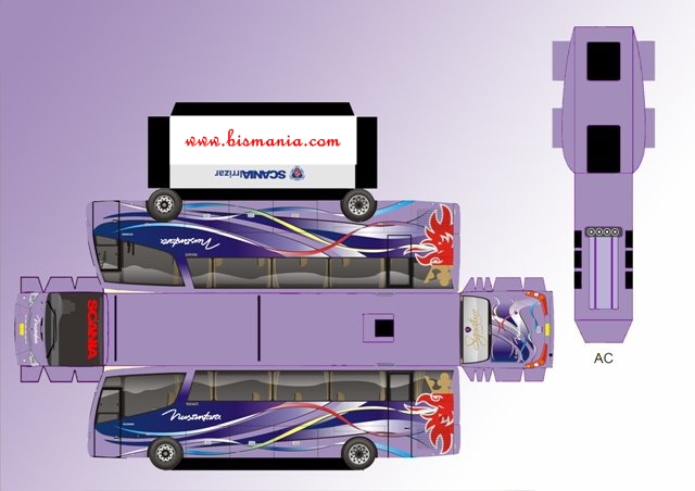 Papercraft Bus 2 ~ RAILFANS and BUSMANIA