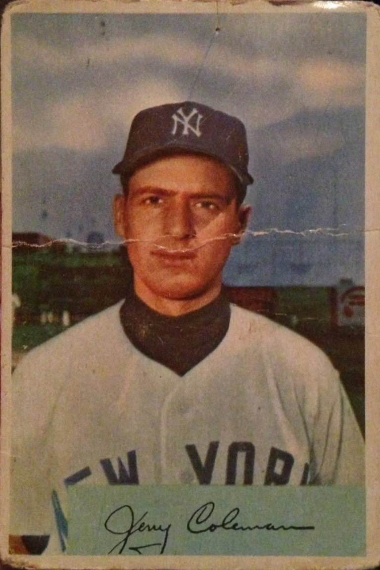 The Lost Collector: New Jerry Coleman score - 1954 Bowman
