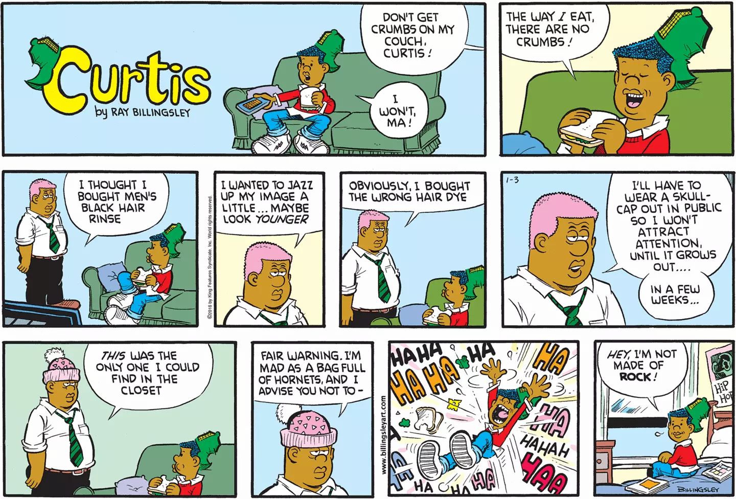 Old Comics world: Curtis Daily Strips (2016) - King Features