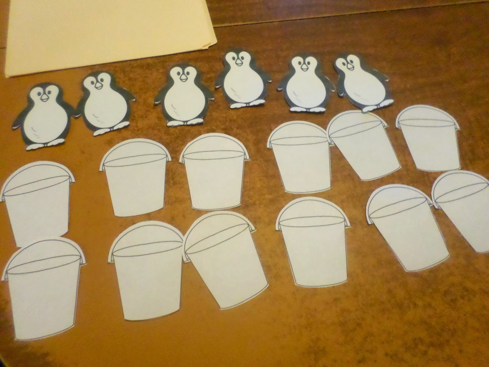 Tots and Me... Growing Up Together: Penguin File Folder Learning Activities