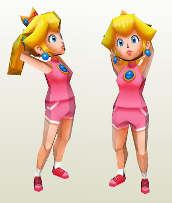 Low Polygon Peach Papercraft | Papercraft Paradise | PaperCrafts ...