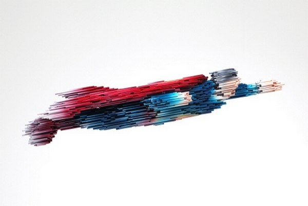 Simply Creative: PVC Pipes Sculpture by Kang Duck-Bong