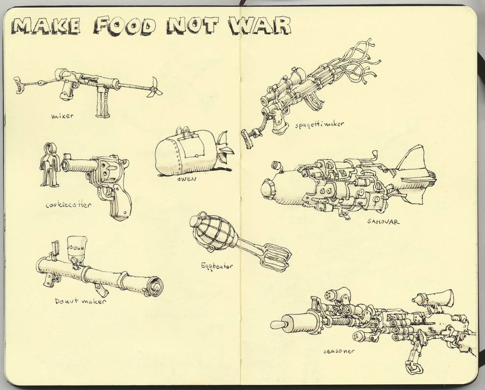 Mattias Inks: Make food not war