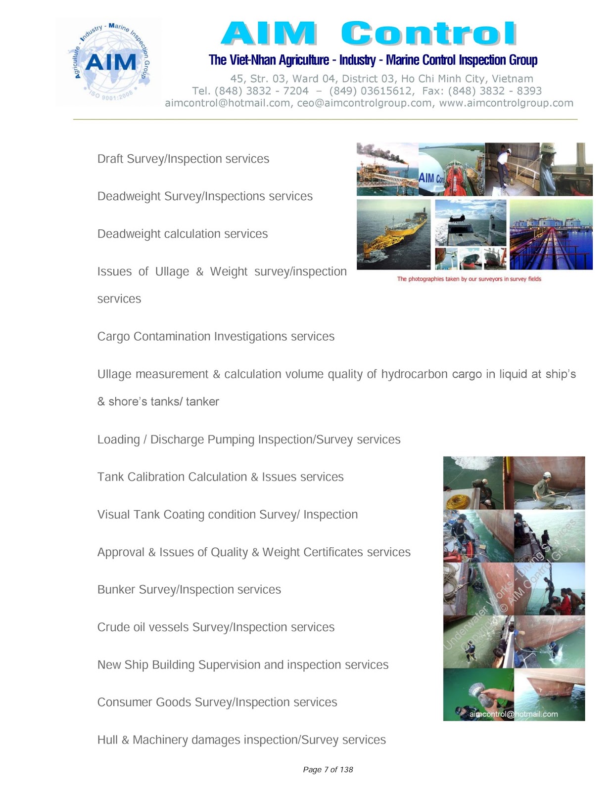Loading Supervision and Inspection: Inspection during loading operation