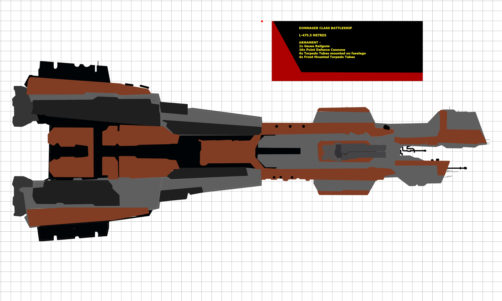 STARSHIP PROFILE - DONNAGER CLASS BATTLESHIP