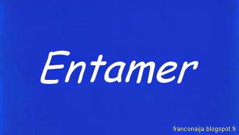 French Touch: French verb of the day : Entamer