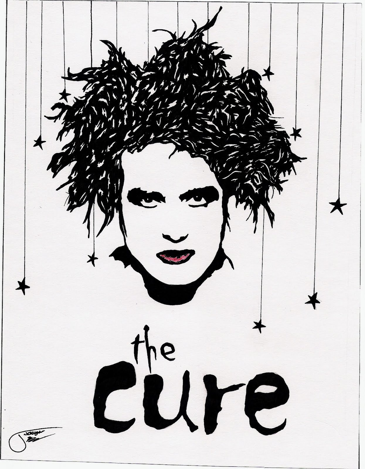 Sawyer Illustrations: Robert Smith (The Cure)