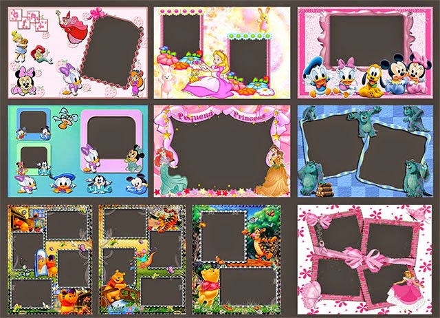 Marcos infantiles disney pack.6 png - Recursos Photoshop Javi74