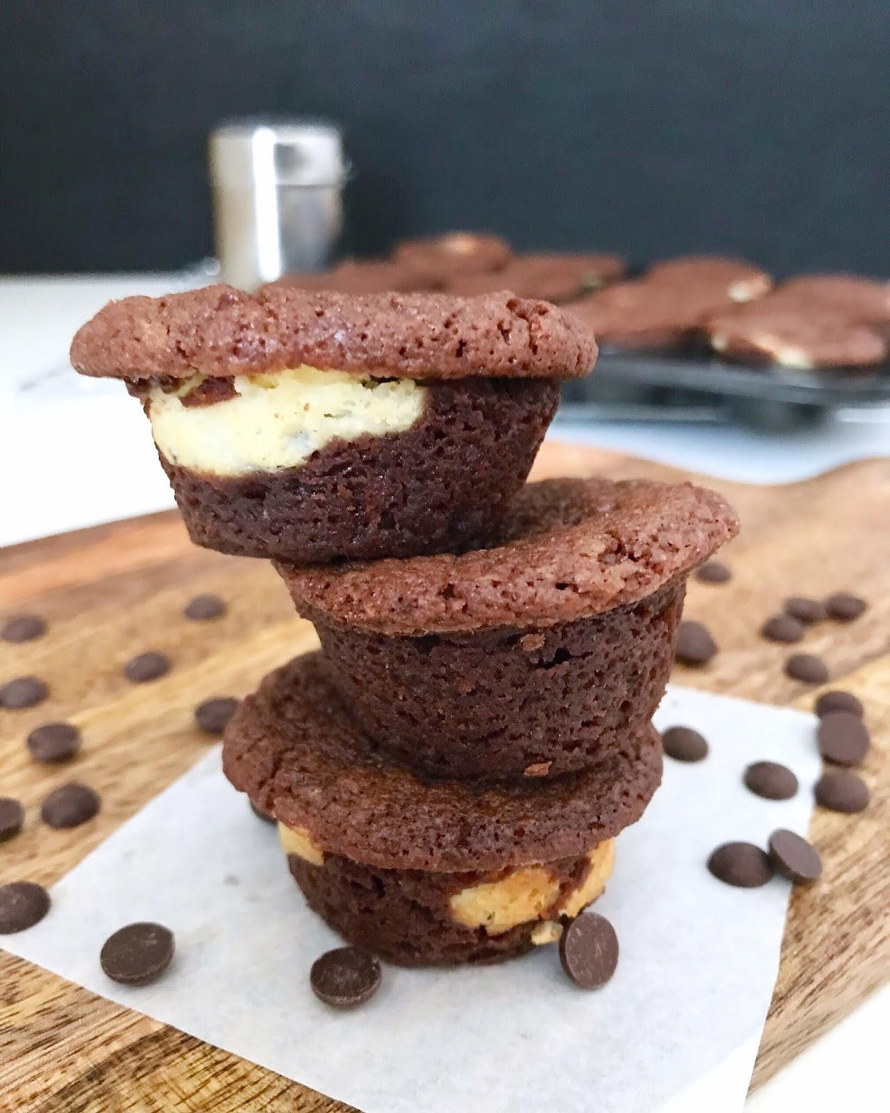 Mini Brownie Cheesecake Bites