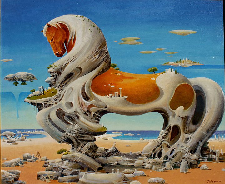 Vasko Taškovski, 1937 | Surrealist painter | Tutt'Art@ | Pittura ...