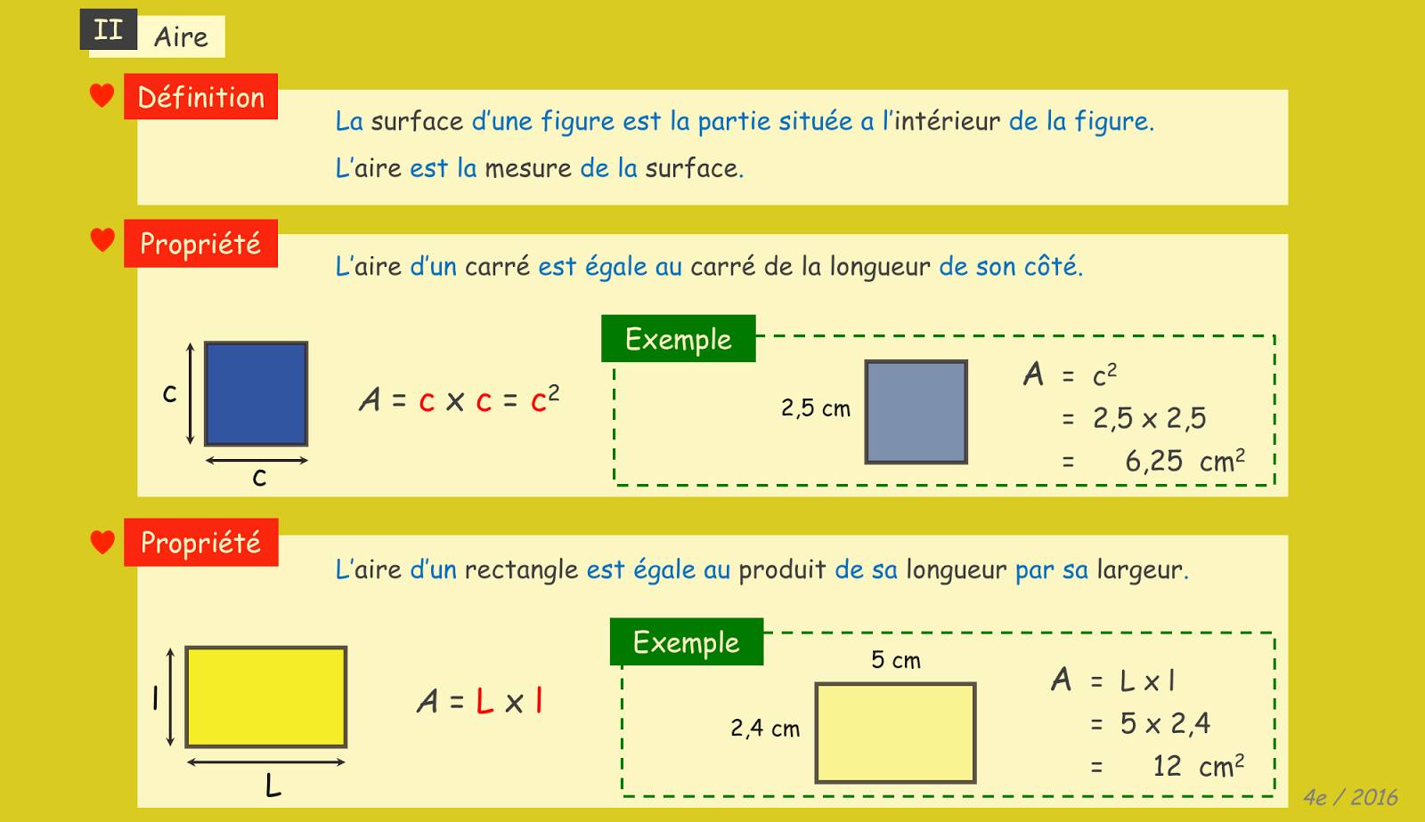 Périmètres Aires Et Volumes – Formule De Périmètre Aire Volume – YOFU