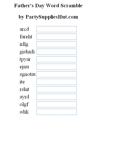 Father's Day Activities and Printables : Let's Celebrate!