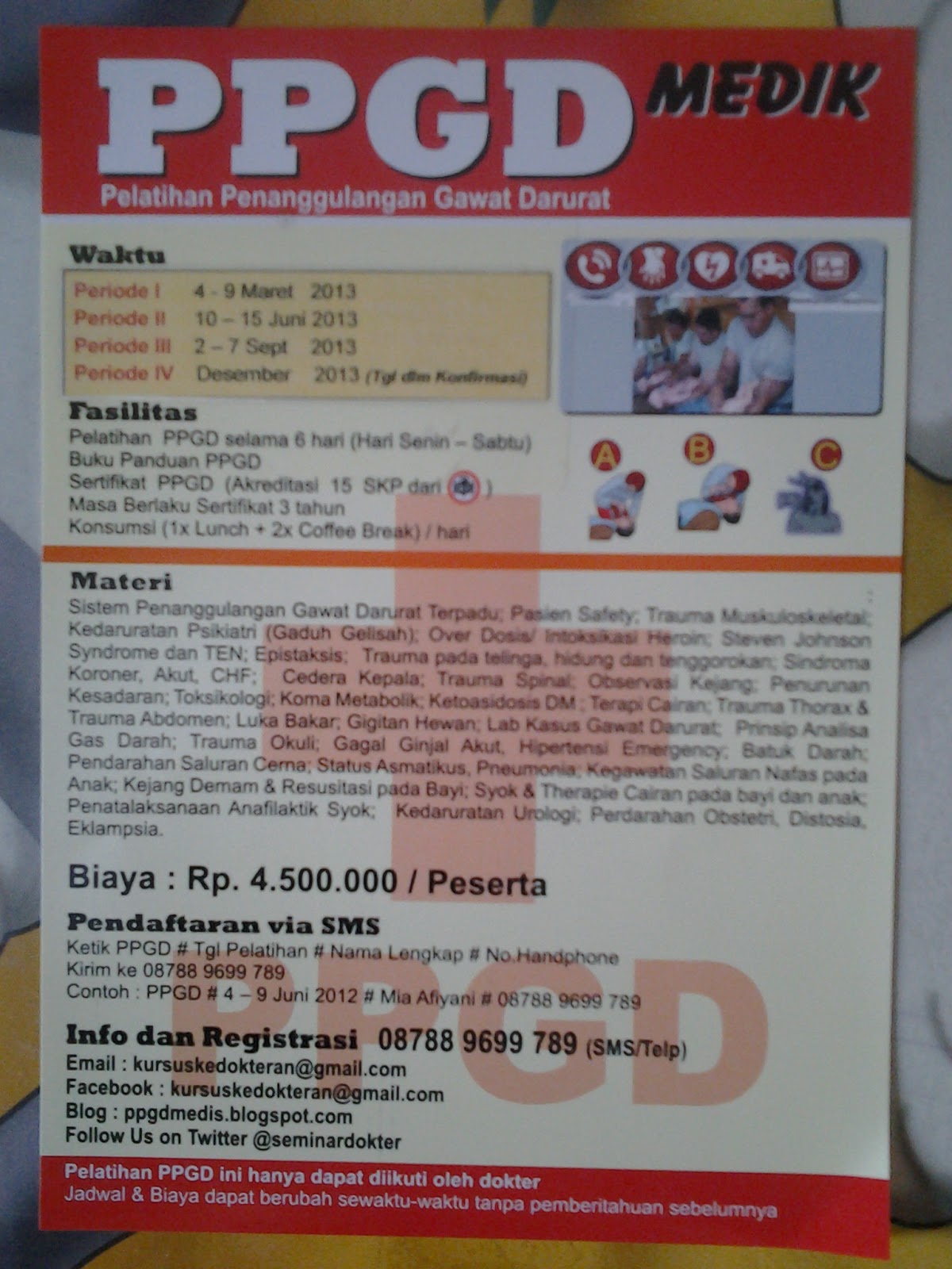 Pelatihan Penanggulangan Gawat Darurat (PPGD): PPGD (Pelatihan ...