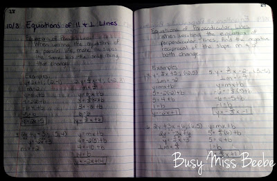 Busy Miss Beebe: 2014-2015 Geometry INB Unit 2 (Coordinate Geometry)