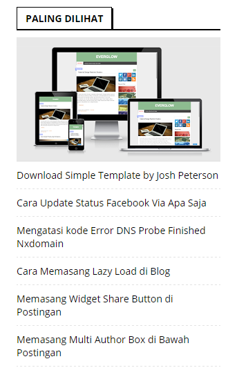 Widget Popular Post dengan 3 Style - Zhepyr Blog