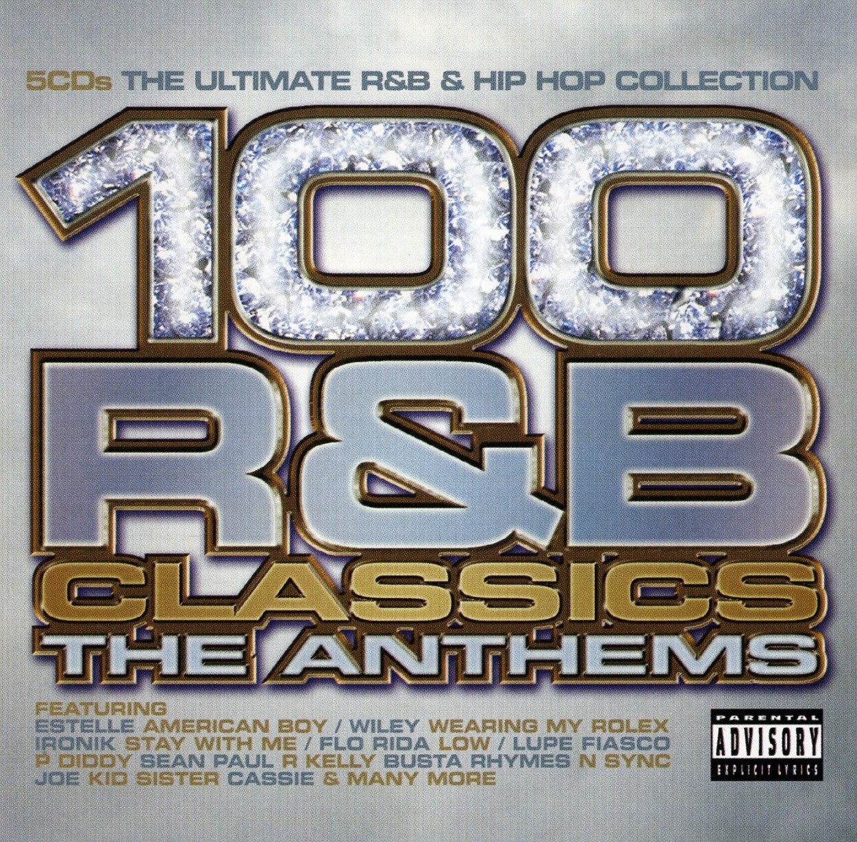 Música Para Pen Drive: 100 R&B Classics - The Anthems- 5 Cd's