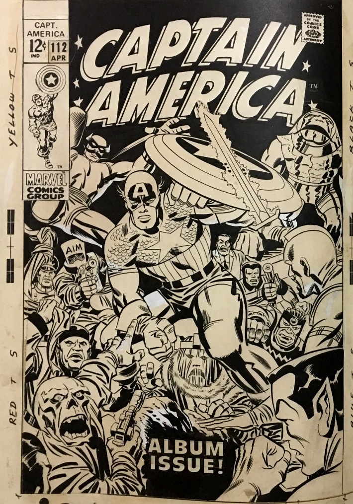 Cap'n's Comics: Cap'n America #112 Cover by Jack Kirby