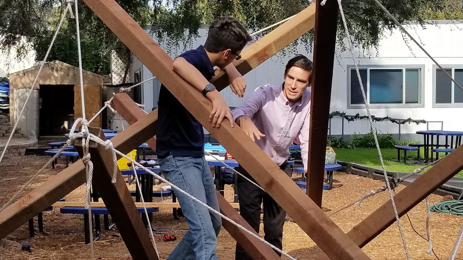 Tension + Integrity = Tensegrity - Providence School