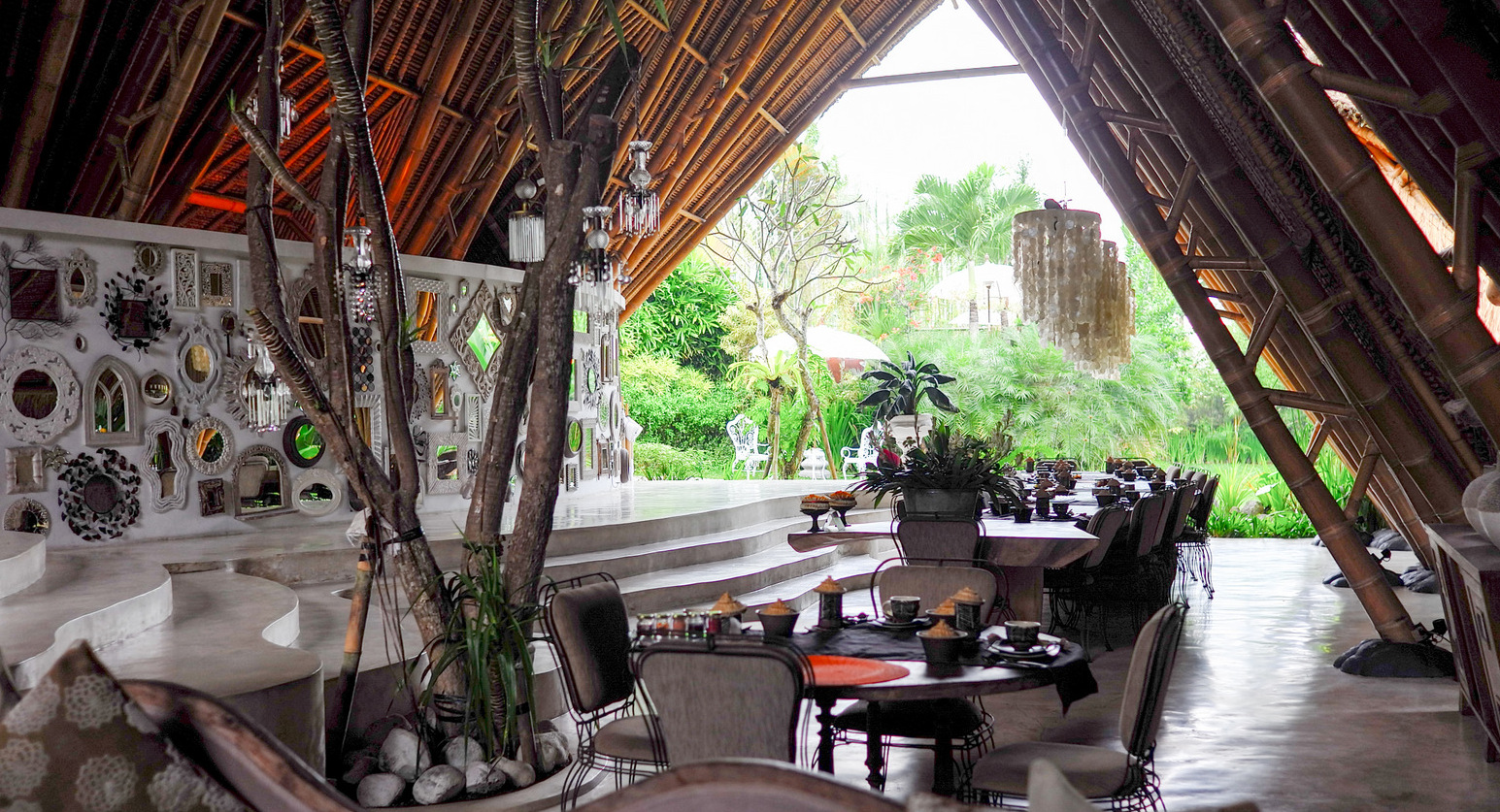 Breakfast at Bali's beautiful Sandat Glamping Tents is worth rising for ...