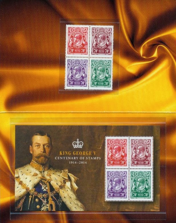 radical royalist: Australia Post honours King George V with new stamps