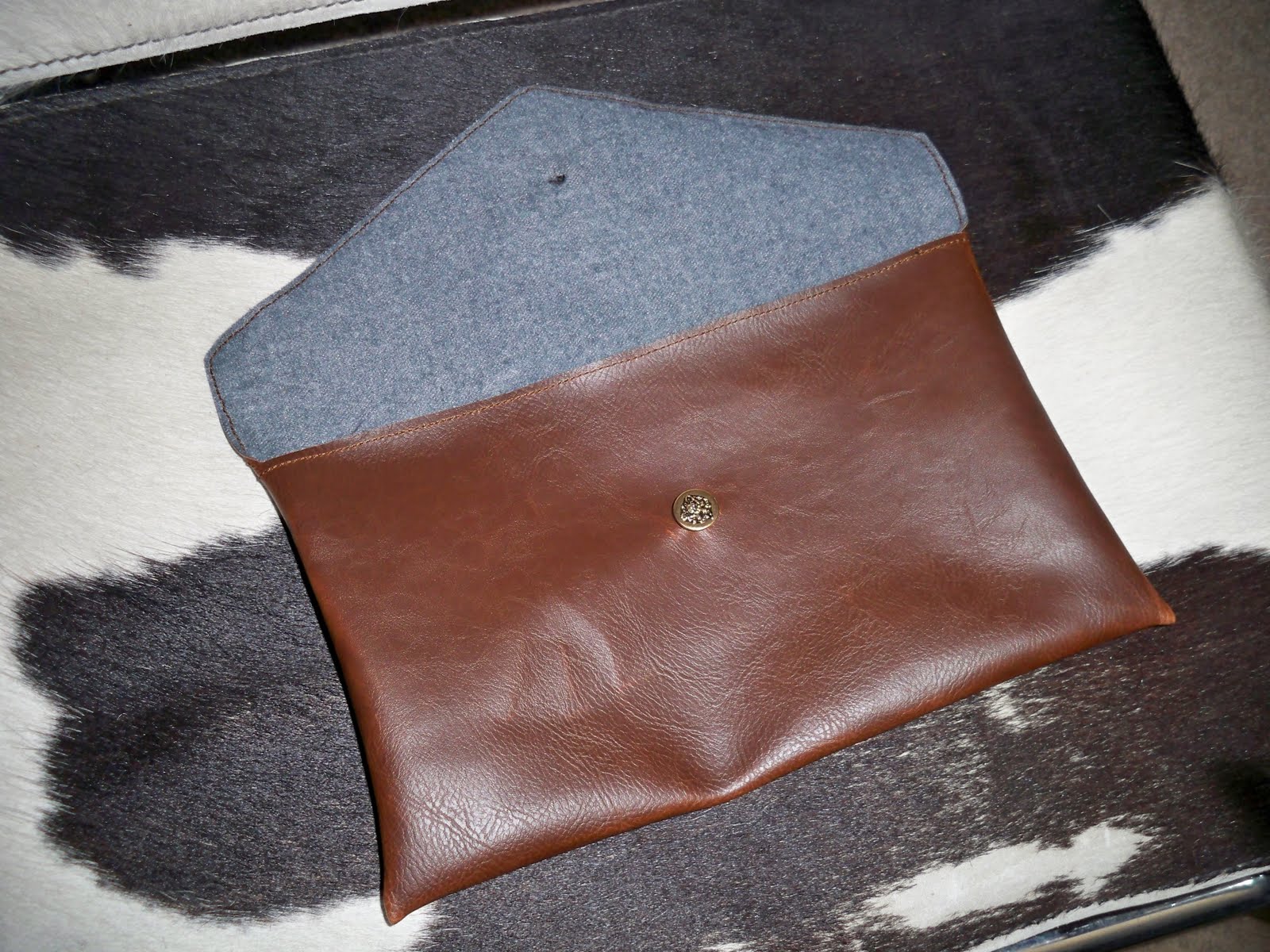 Dirty Shiny Pretty: Claire Vivier Inspired DIY Envelope Clutch