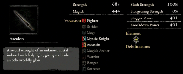 The Sword Library: Ascalon