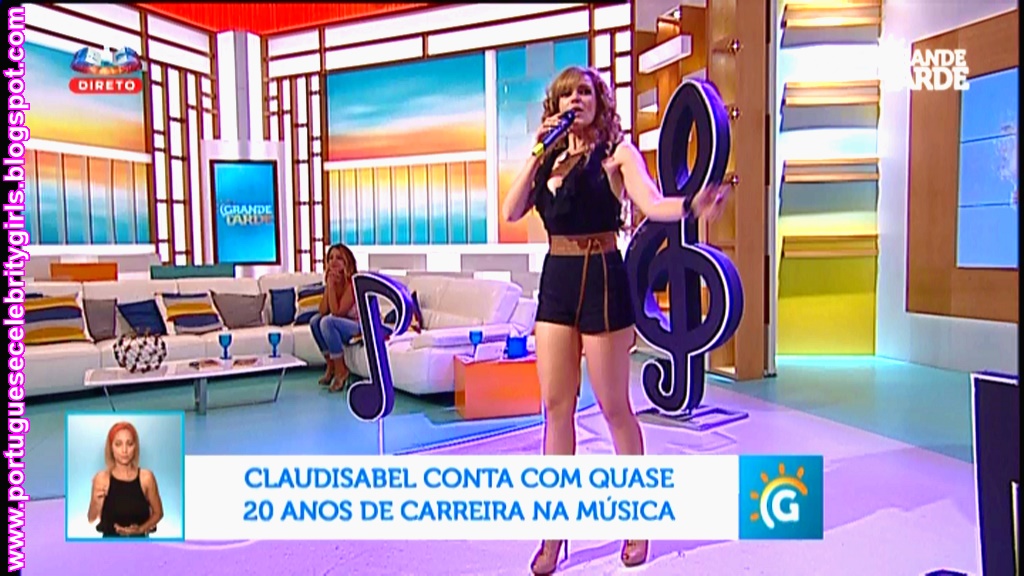 Claudisabel mostra tudo (decote e mini-saia) - Boas.pt - Celebridades e ...